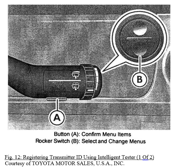 HANDBOOK Toyota TPMS Reset/Relearn Instruction